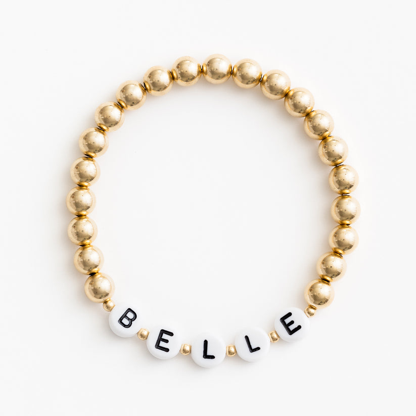 Gold with Gold Spacers – Names For Good